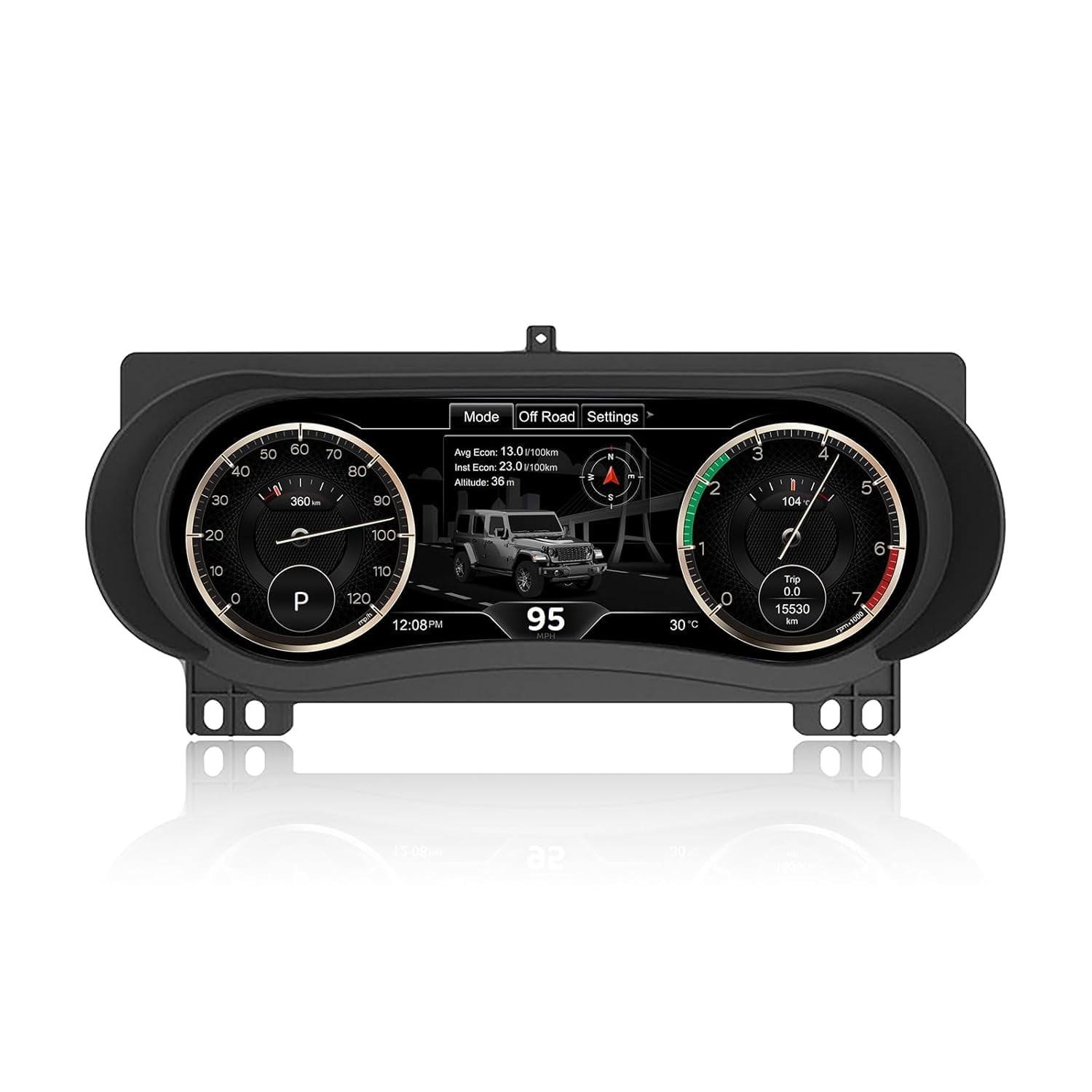 Digital Instrument Cluster Display for Jeep Wrangler JK 2011-2017 ...