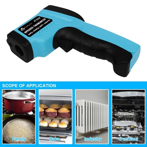 Digital Ir Infrared Laser Gun Temperature Thermometer Lcd Thermal Gauge ...