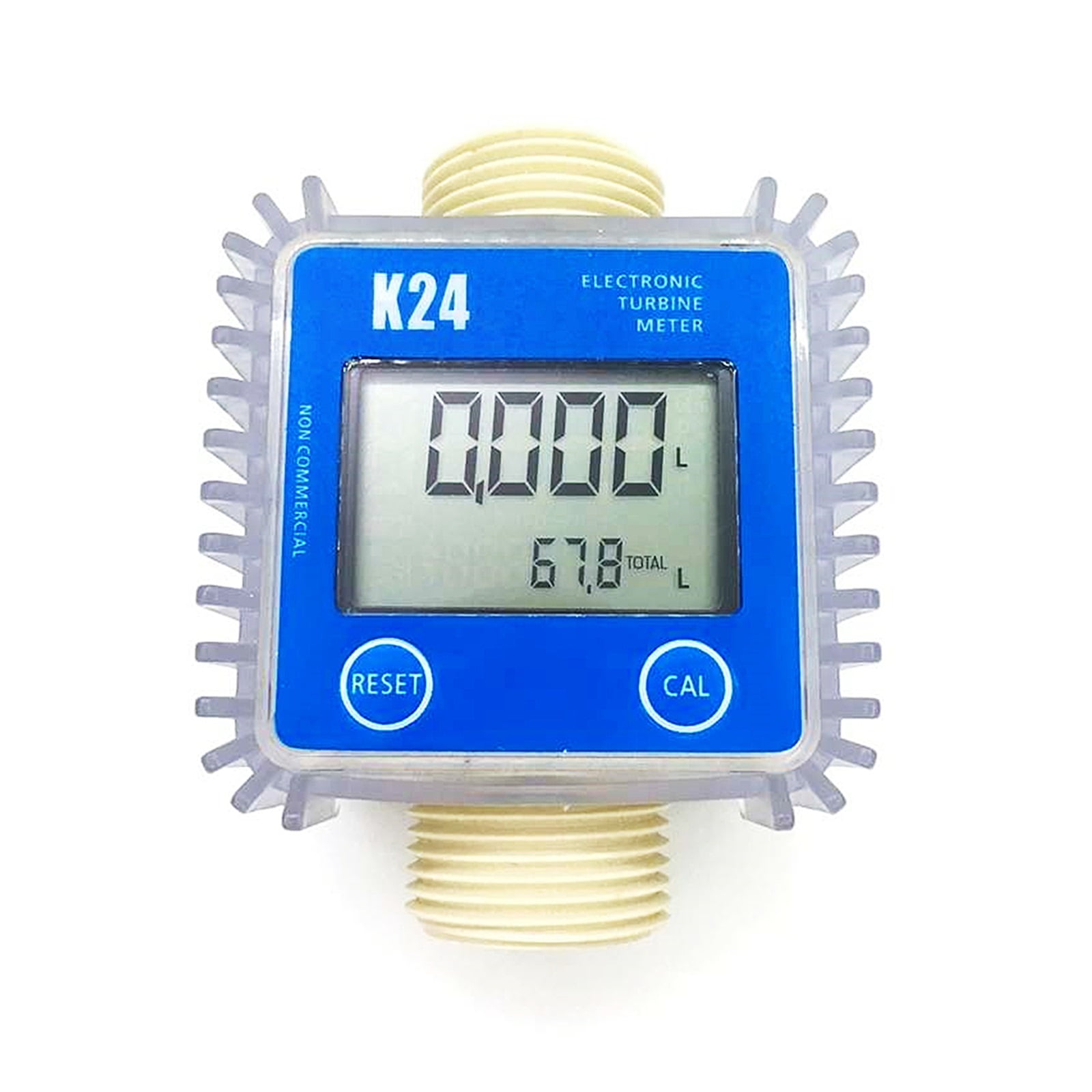 Digital K24 Turbine Digital Diesel Oil Fuel Flow Meter Gauge For ...