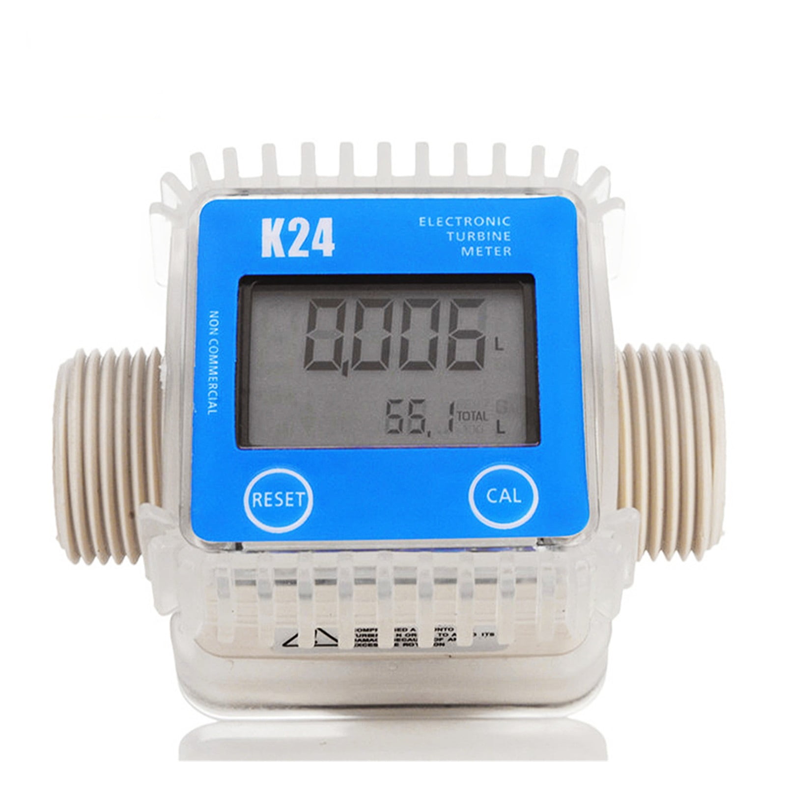 Digital K24 Turbine Digital Diesel Oil Fuel Flow Meter Gauge For ...