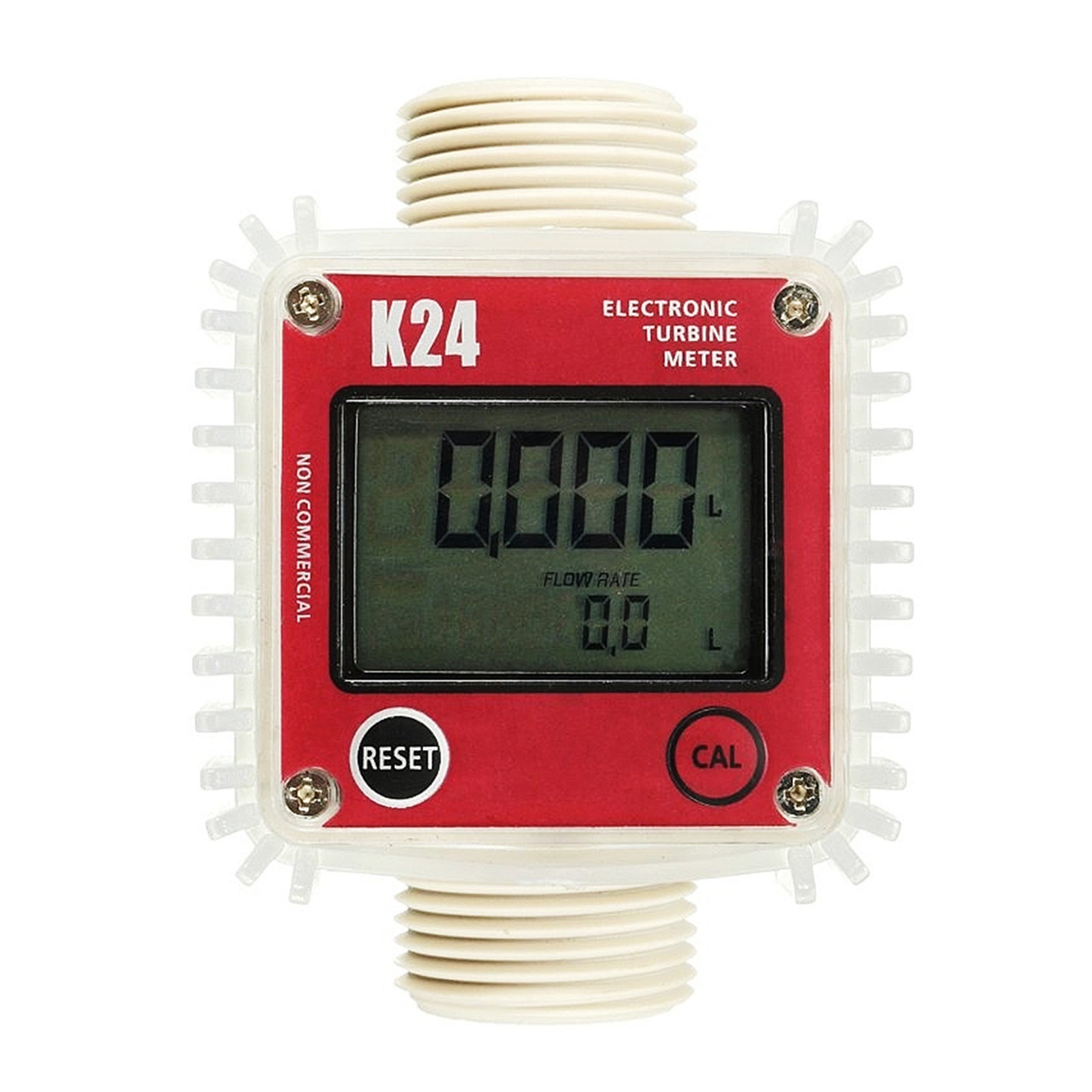 Digital K24 Turbine Digital Diesel Oil Fuel Flow Meter Gauge For ...