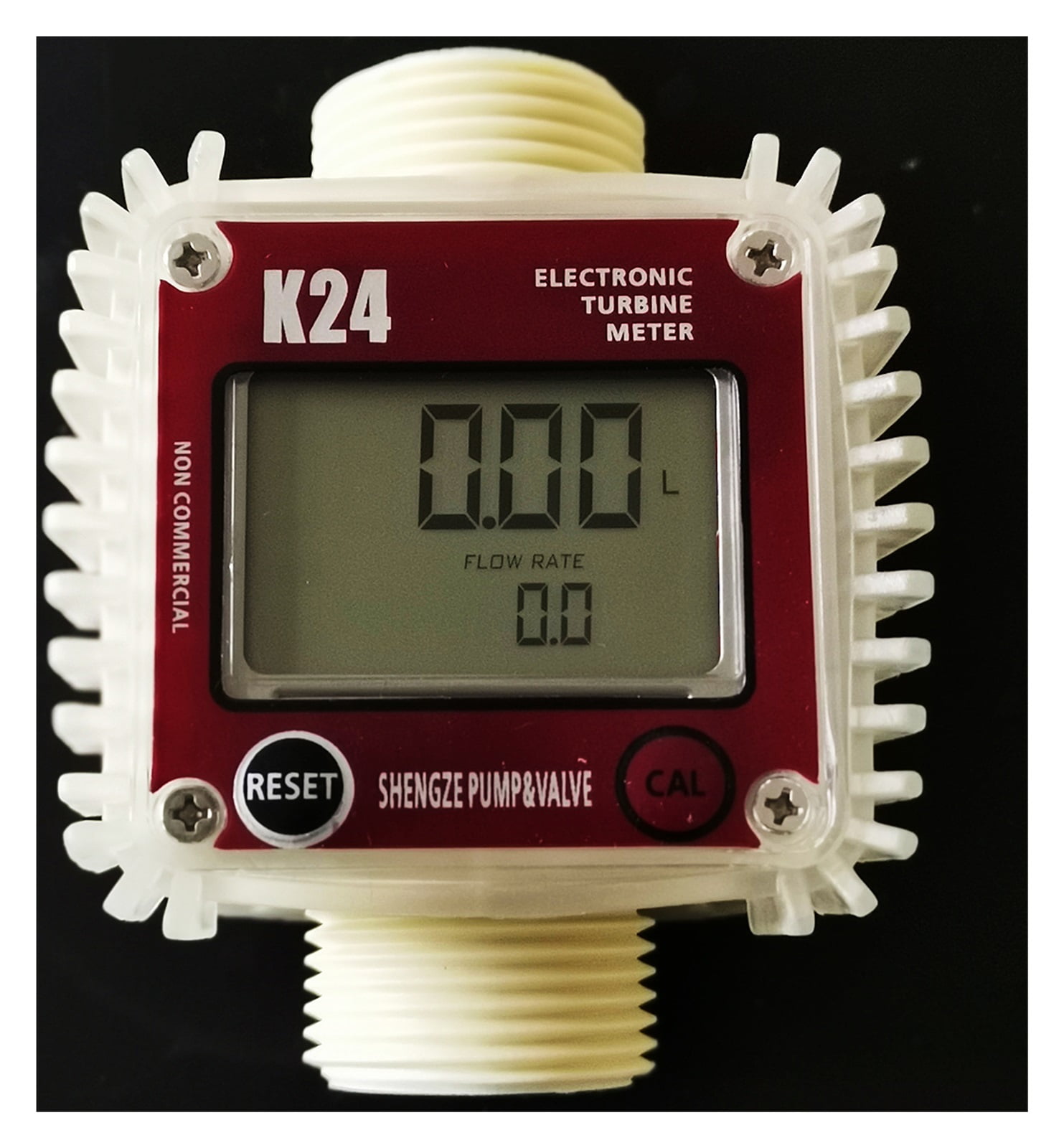 Digital K24 Flow Meter 1 Inch Vertical/Horizontal Oil Fuel Flow Meter ...