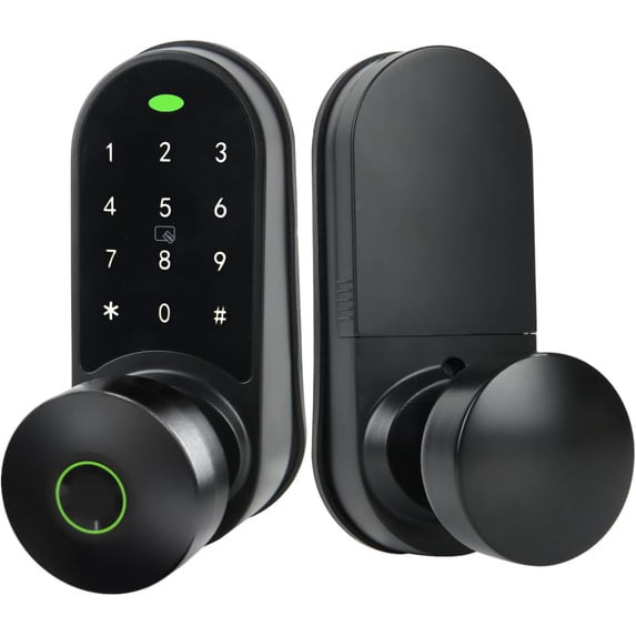 Digital Keypad Fingerprint Door Knob Lock,Keyless Entry Code Door Lock ...