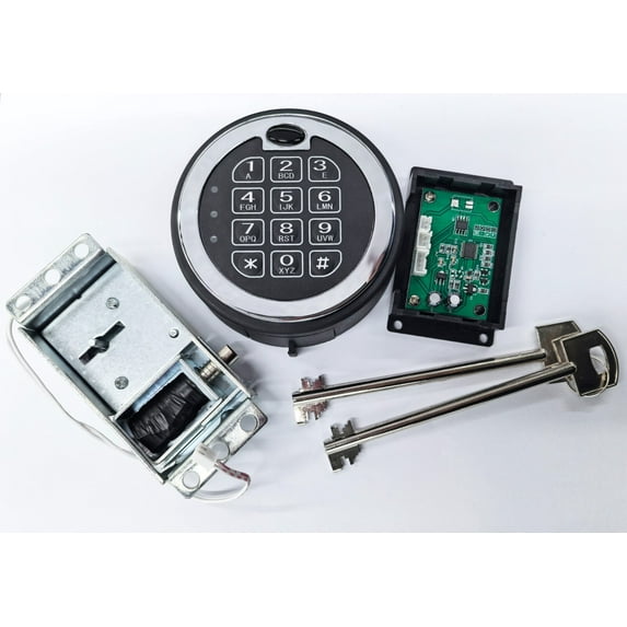 Digital Keypad Lock Gun Safe Lock Replacement Electronic Solenoid Lock ...