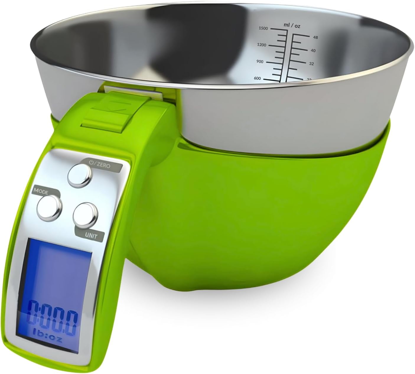 Digital Kitchen Food Scale with Bowl (Removable) and Measuring Cup ...