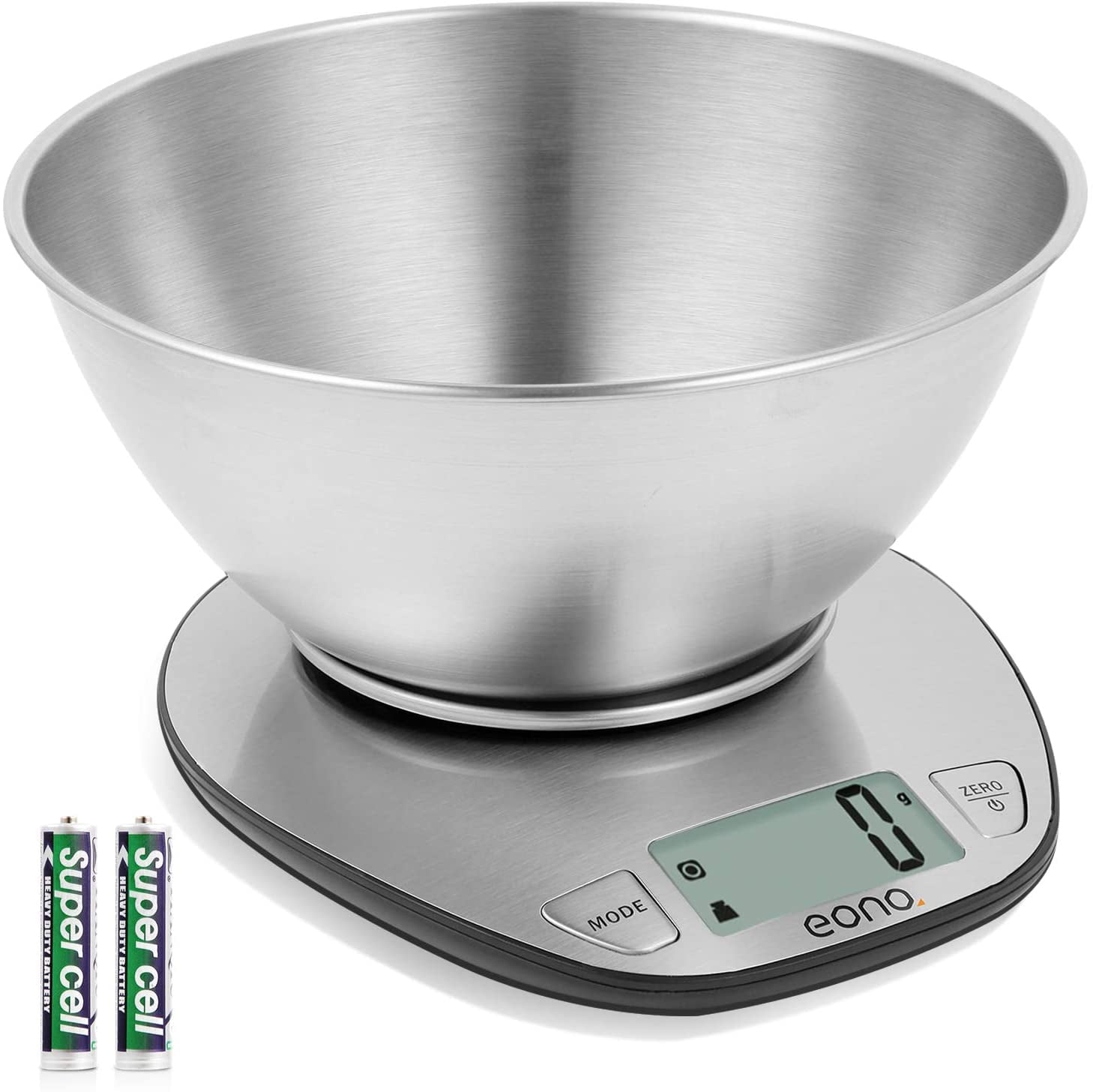 Digital Kitchen/Pastry Scale In Stainless Steel, With Removable Bowl ...