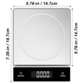 Digital Kitchen Scale, 11-Pound Stainless Steel Food Scale with Pull ...