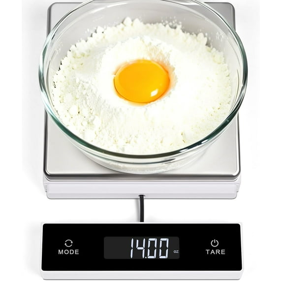 Digital Kitchen Scale, 11-Pound Stainless Steel Food Scale with Pull ...