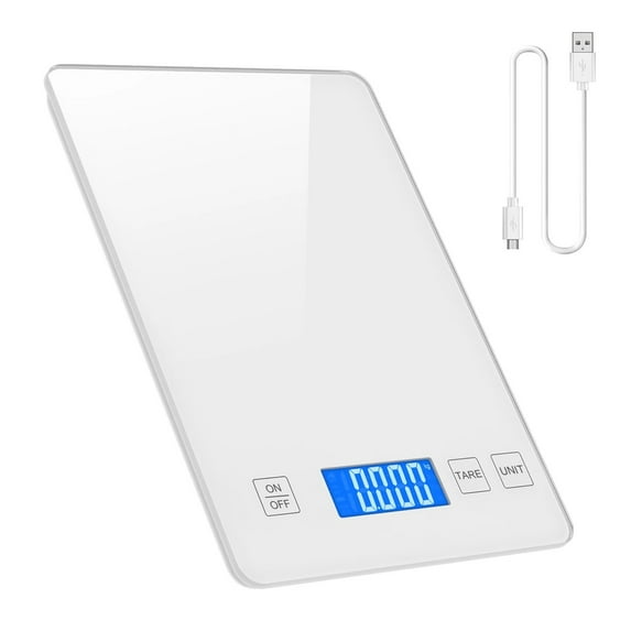 Digital Kitchen Scale 1g-10kg Food Scale Waterproof Tempered Glass ...