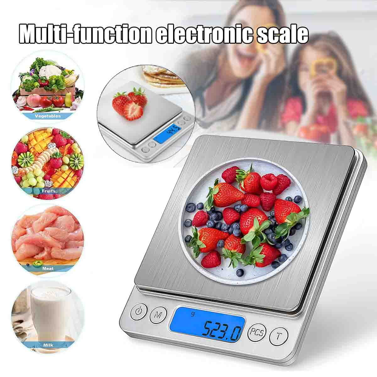 Digital Kitchen Scale 3000g/ 0.1g Small Jewelry Scale Food Scales ...