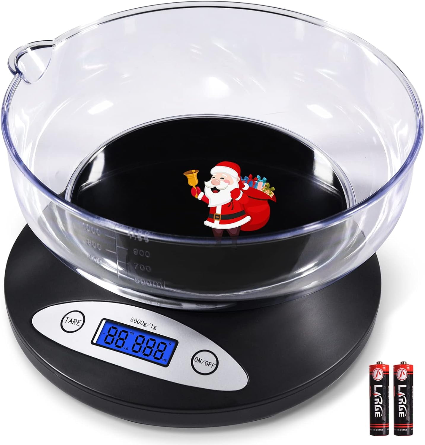 Digital Kitchen Scale, Highly Accurate 5000g/11lb x 0.1oz, Food Scale ...