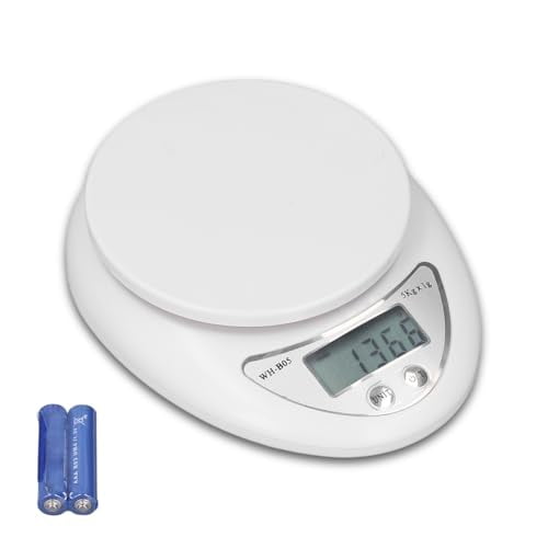 Digital Kitchen Scale - LCD Display, 5KG Capacity, Accurate Weighing in ...