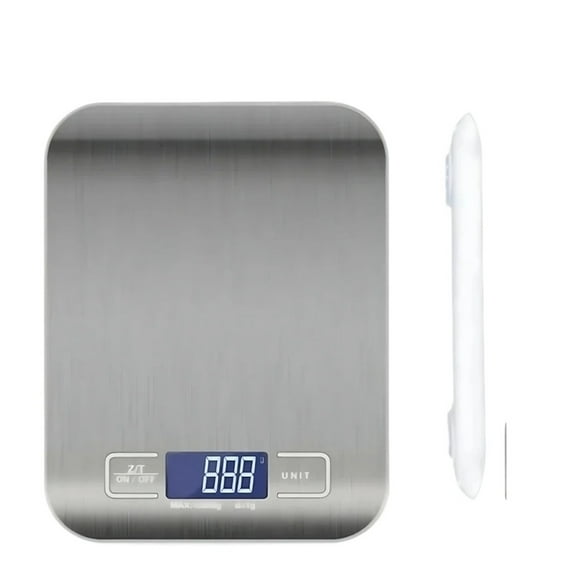 Digital Kitchen Scale LED Stainless Steel High-Precision Electronic ...