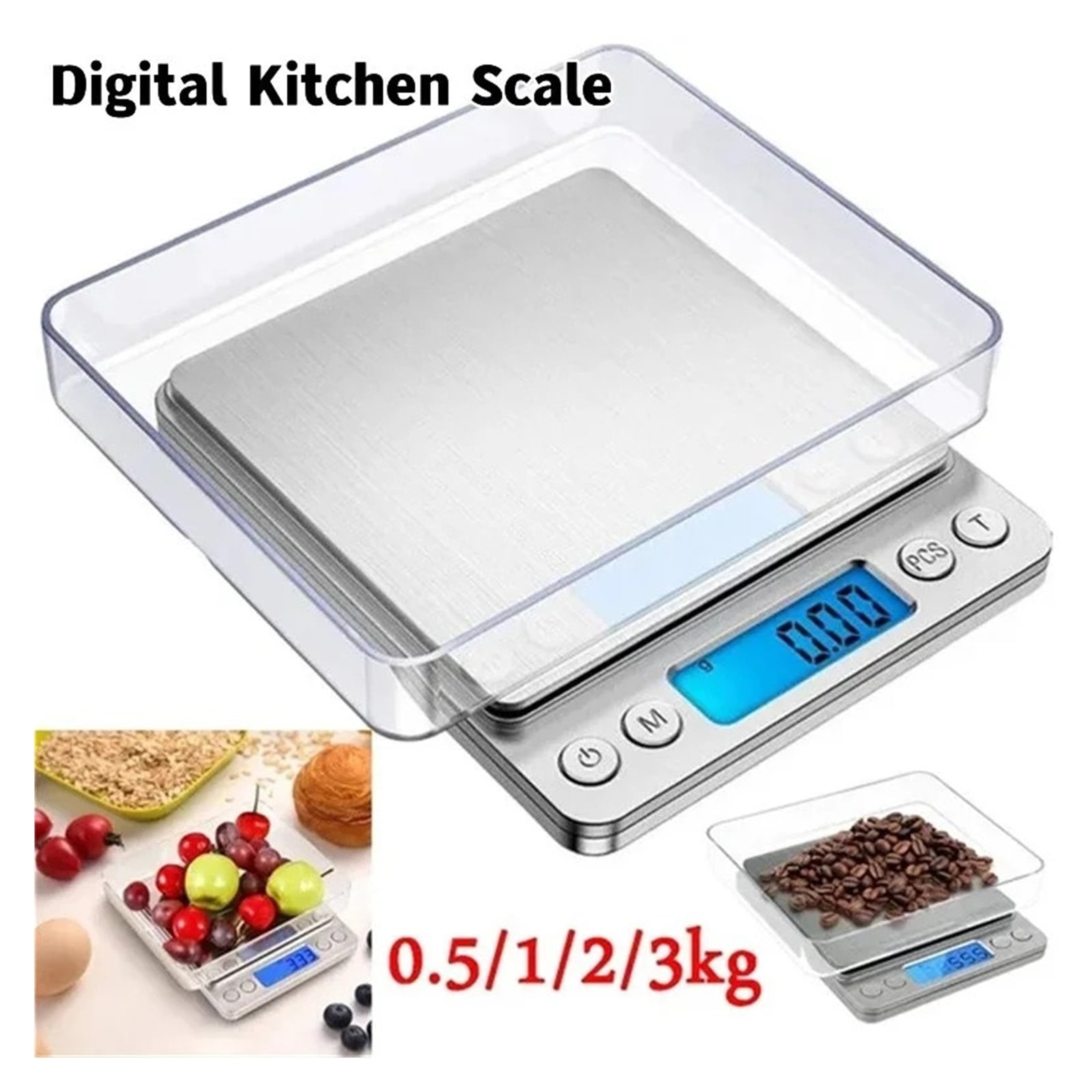 Digital Kitchen Scale Mini Pocket Precision Jewelry Electronic Balance ...