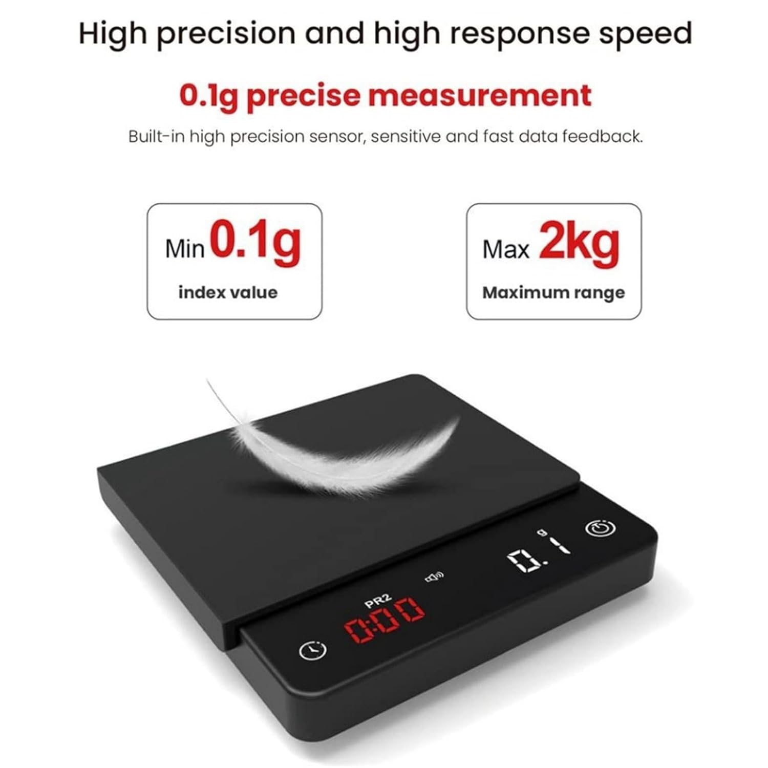 Digital Kitchen Scale Usb Food Scale Electric Coffee Scales Digital ...