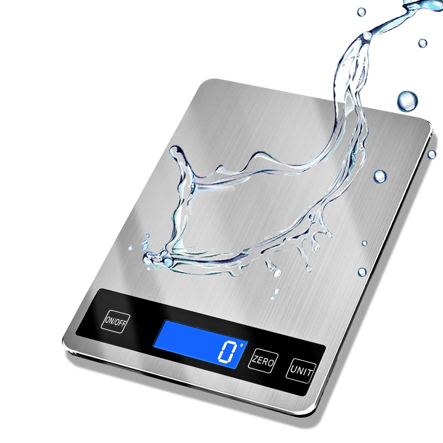 Digital Kitchen Scale with Batteries and USB Charging, Precise ...