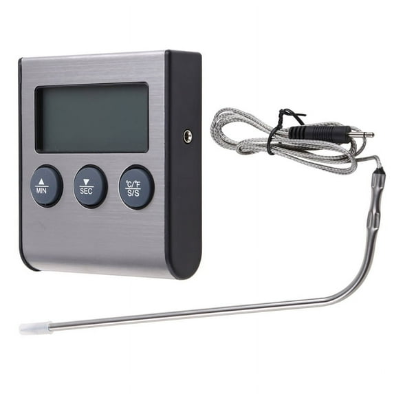 Digital Kitchen Thermometer LCD Display Long Probe Measuring Tools for ...