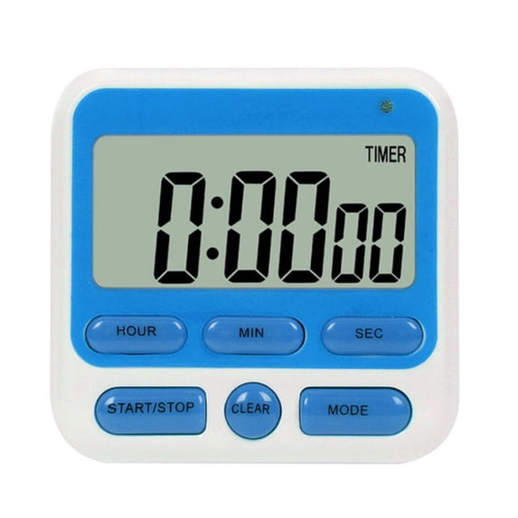 Digital Kitchen Timer 24 Hour Clock With Silent And Loud Alarm, Manual ...