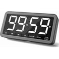 Digital Kitchen Timer with 7.8” Extra Large Display, Magnetic LED with ...
