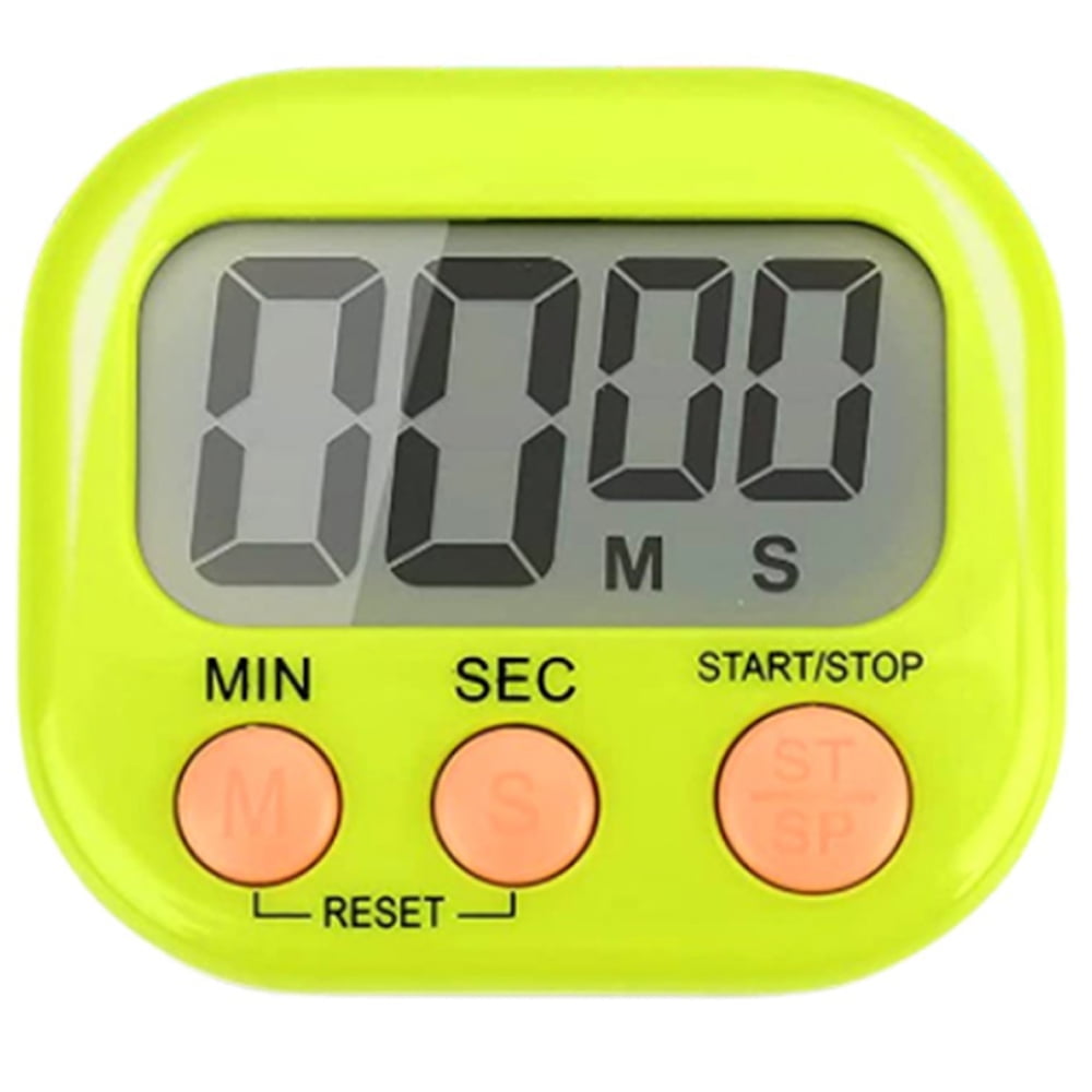 Digital Kitchen Timer Classroom Timers for Cooking ON/Off Switch Second ...