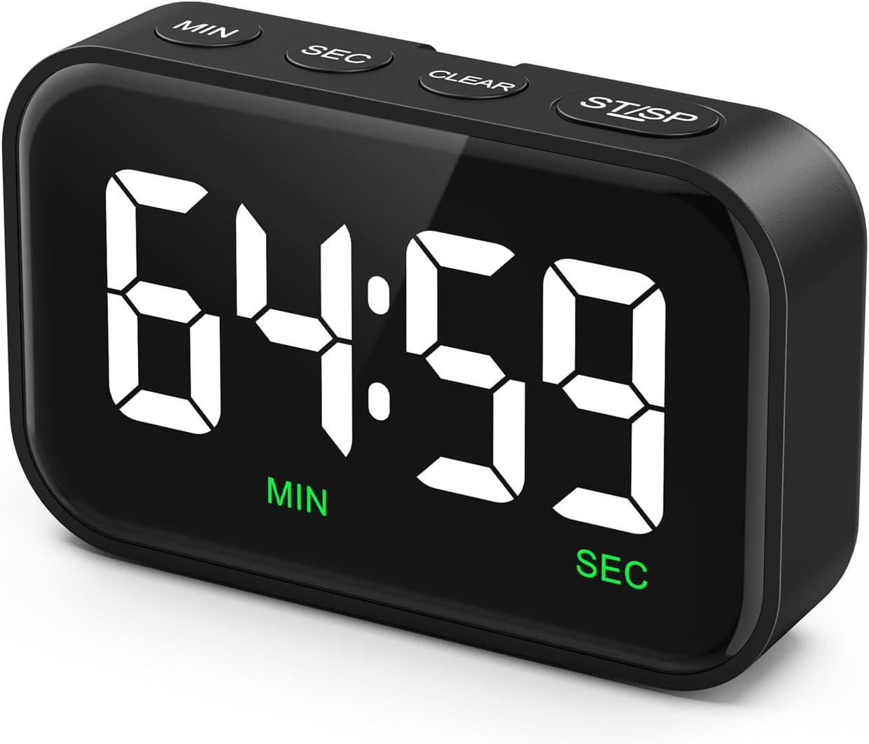 Digital Kitchen Timer for Cooking, Magnetic Countdown Countup Timer ...