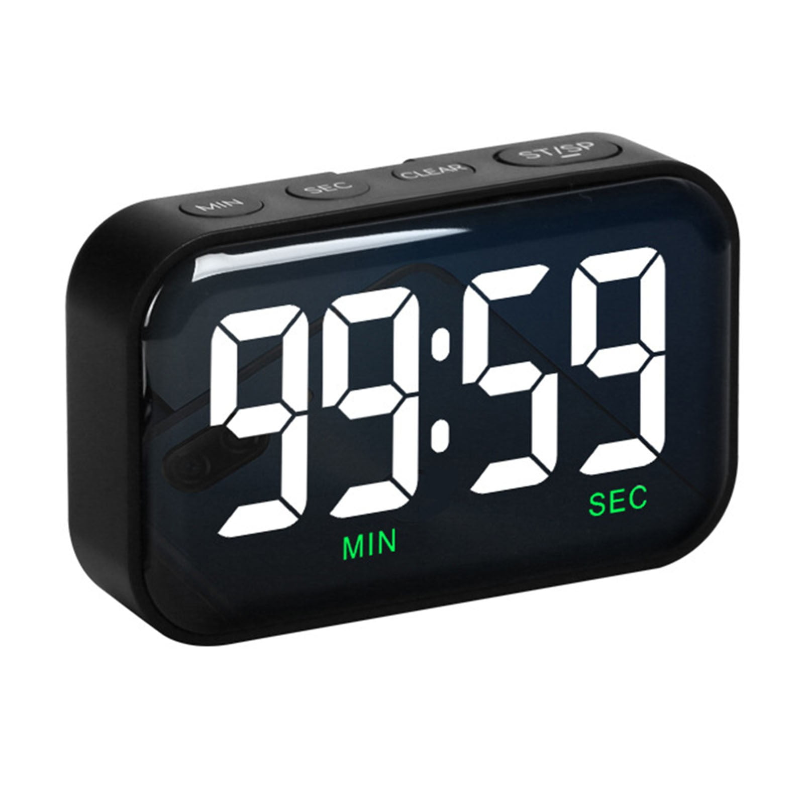 Digital Kitchen Timer With Large Display Led Timer With 2 Brightness And 3 Volume Levels