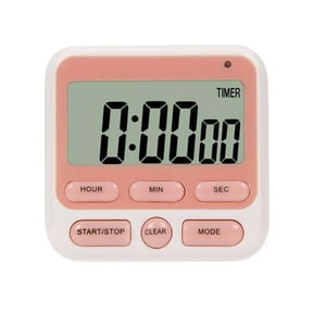 Mainstays Digital Kitchen Timer, Magnetic Countdown Count up Timer with ...