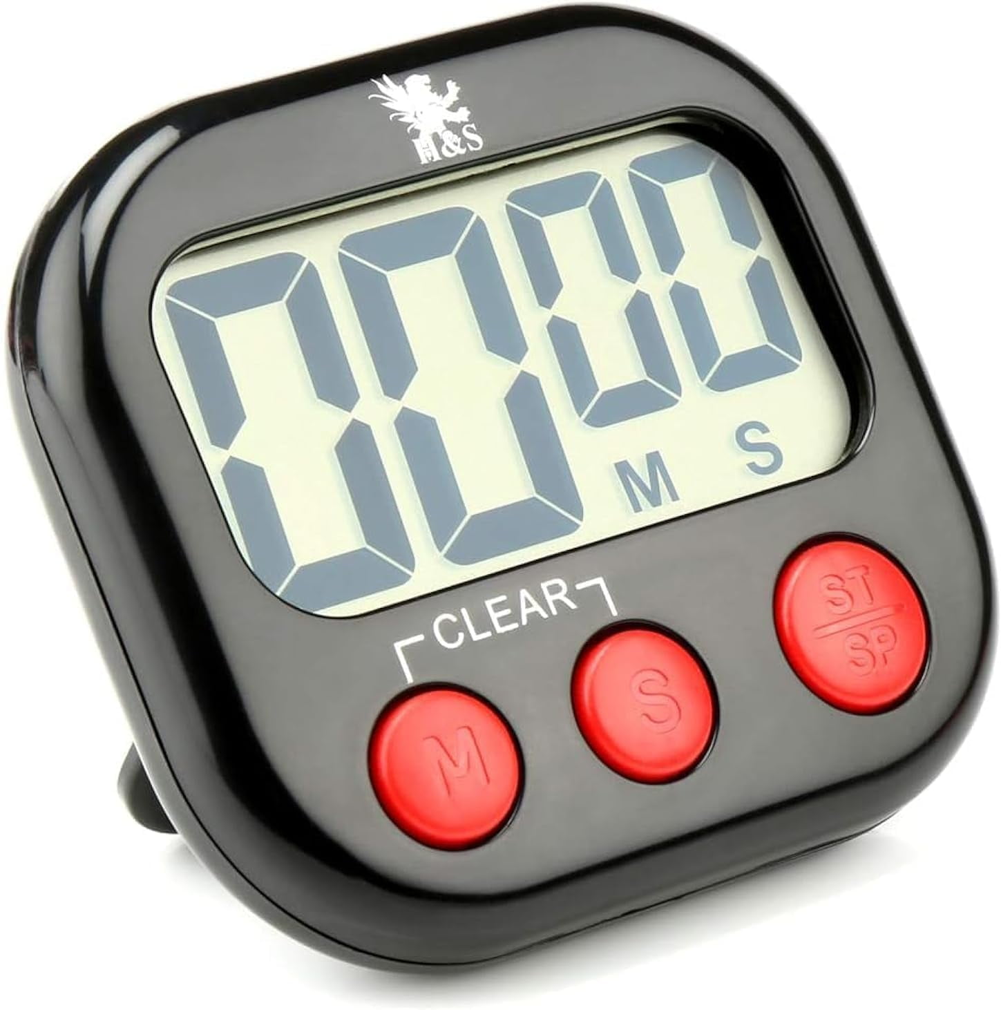 Digital Kitchen Timer - Magnetic Cooking with Large LCD Digits Display ...