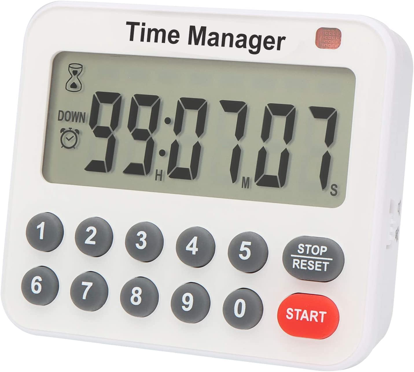 Digital Kitchen Timer - Magnetic Count Up Down Direct Entry Cooking ...