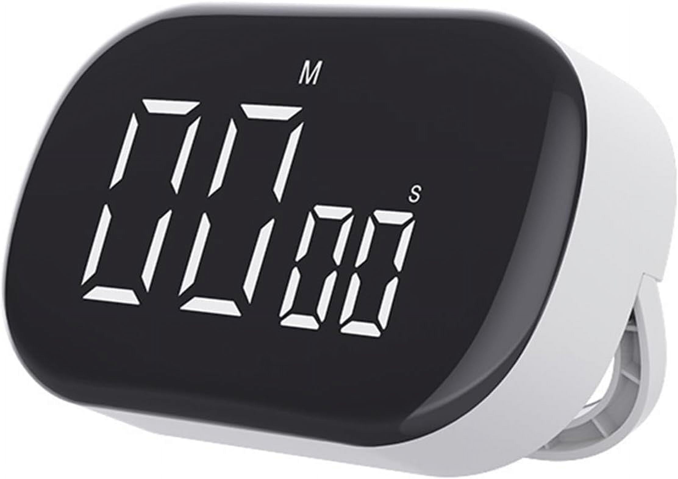 Digital Kitchen Timer, Magnetic Countdown Countup Timer Large LED ...