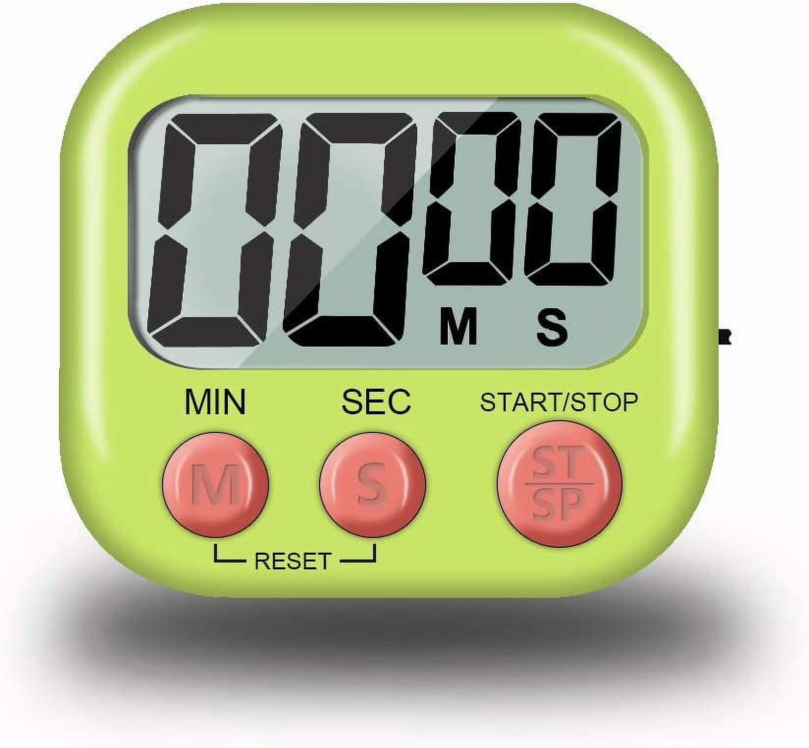 Digital Kitchen Timer Magnetic Countdown Up Cooking Timer with Magnet ...