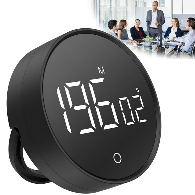 Digital Kitchen Timer Magnetic Timer 200 Minute Countdown Count Up Timer Battery Powered ...