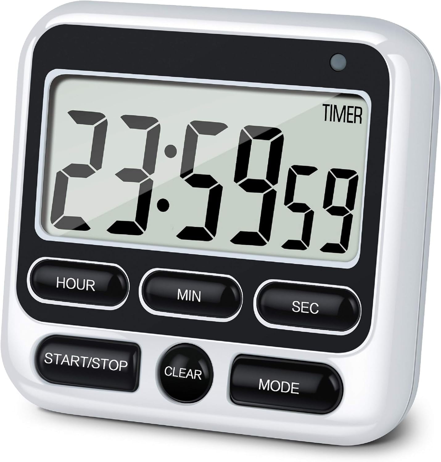 Digital Kitchen Timer with Mute/Loud Alarm Switch ON/Off Switch, 12 ...