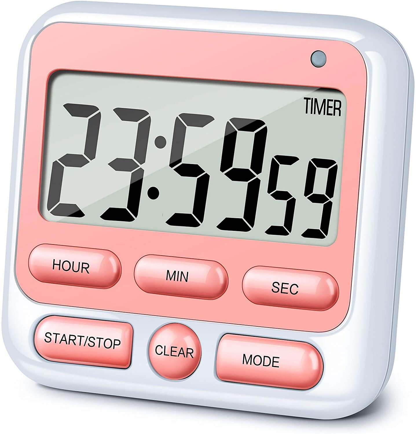 Digital Kitchen Timer with Mute/Loud Alarm Switch ON/Off Switch, 24 ...