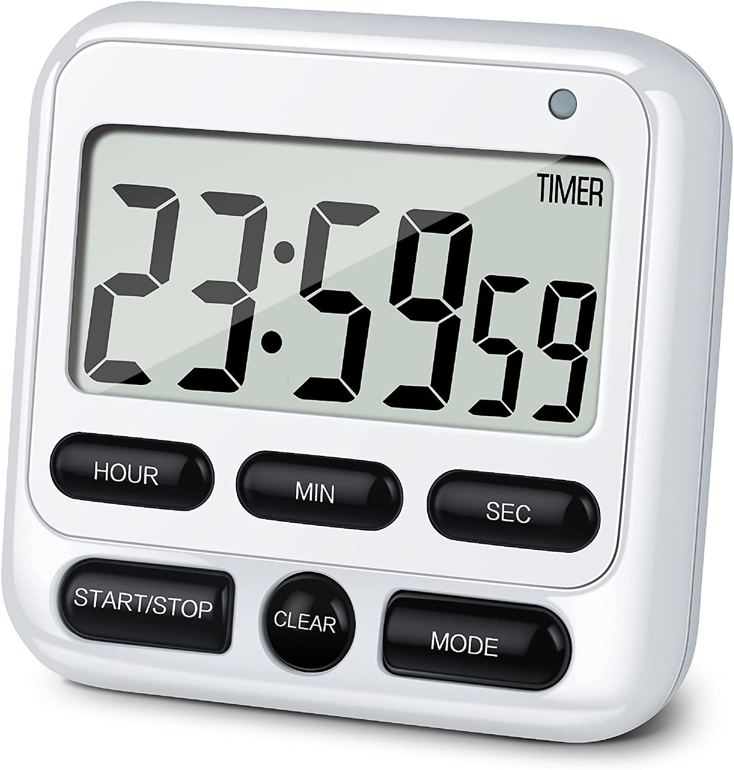 Digital Kitchen Timer with Mute/Loud Alarm Switch ON/Off Switch, 24 ...
