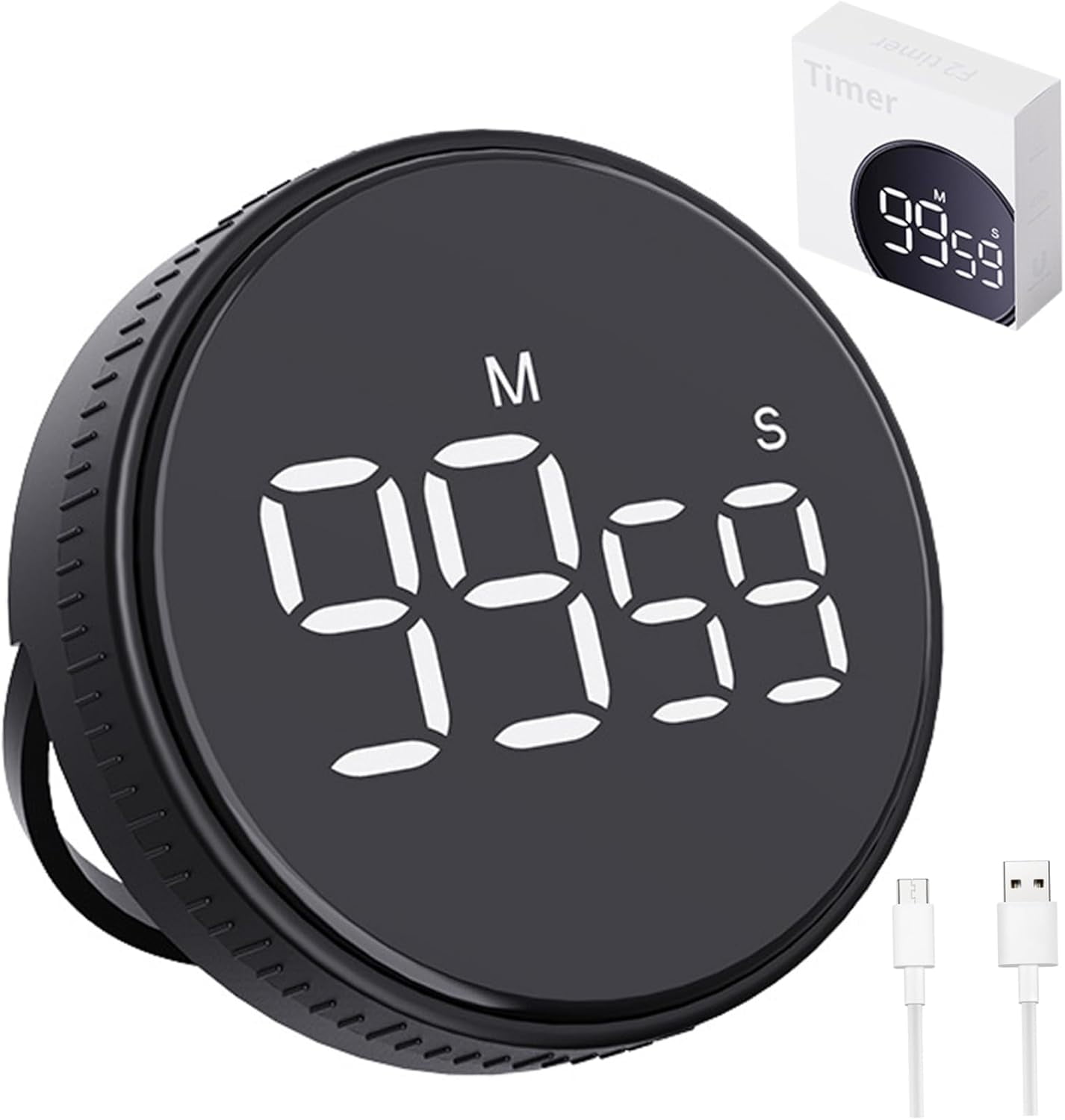 Digital Kitchen Timer,Visual Timer Kitchen Timer Round Magnetic Timer ...