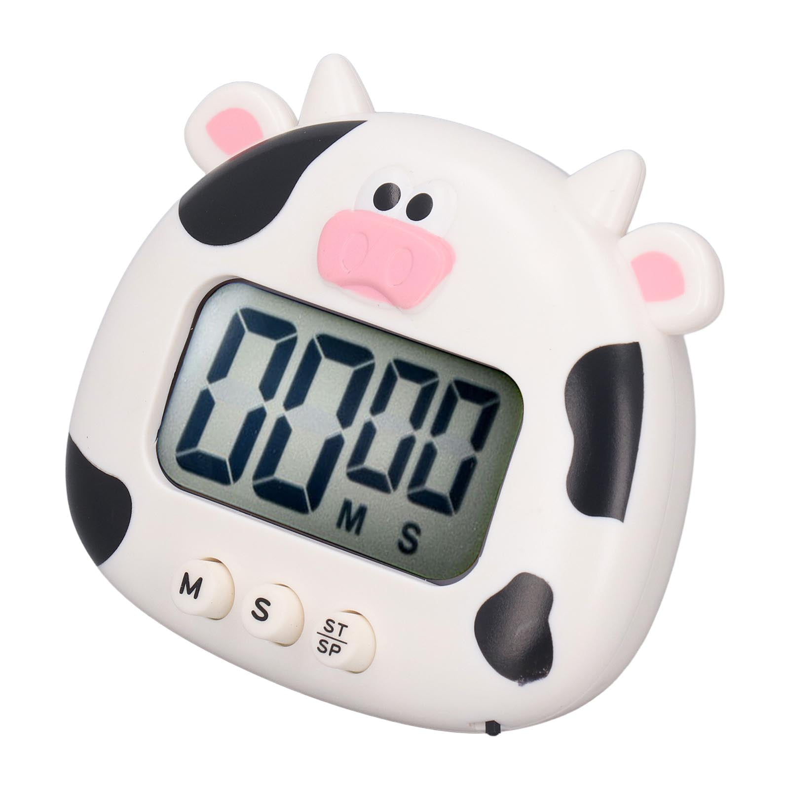 Digital Kitchen Timer With Cartoon Cow Design Count Up/Down Sound ...