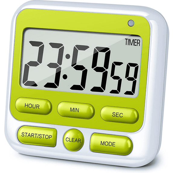Digital Kitchen Timer with Extra Large Display, Magnetic LED Timer ...