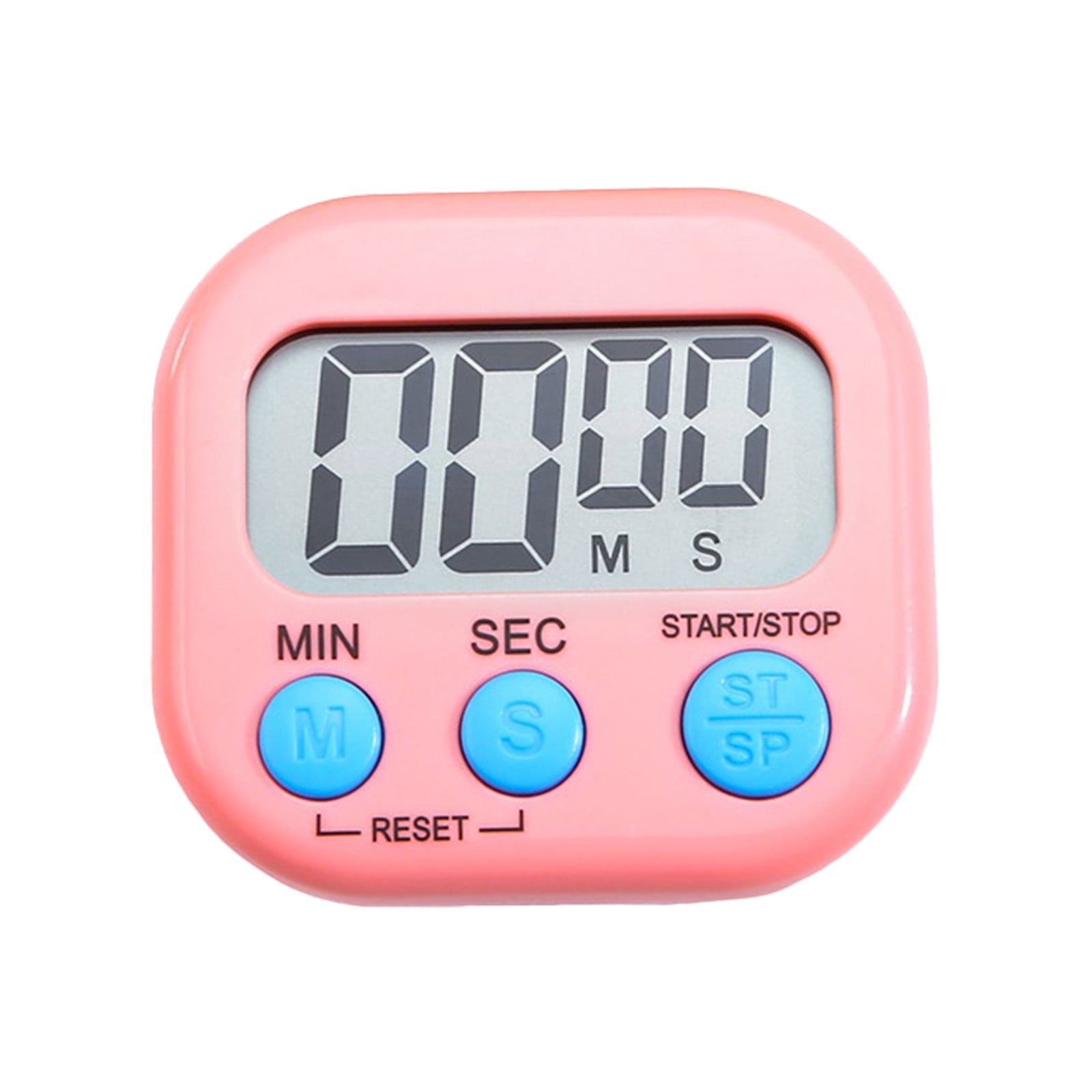 Digital Kitchen Timer with /Stand - LCD Display, Minute/Second Buttons ...