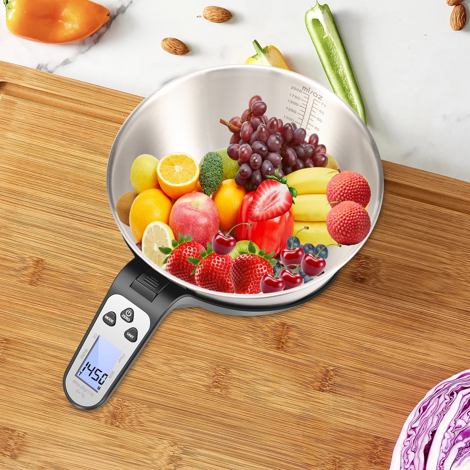 Digital Kitchens Scale Multipurpose Weight Scale Tool Clear Reading ...