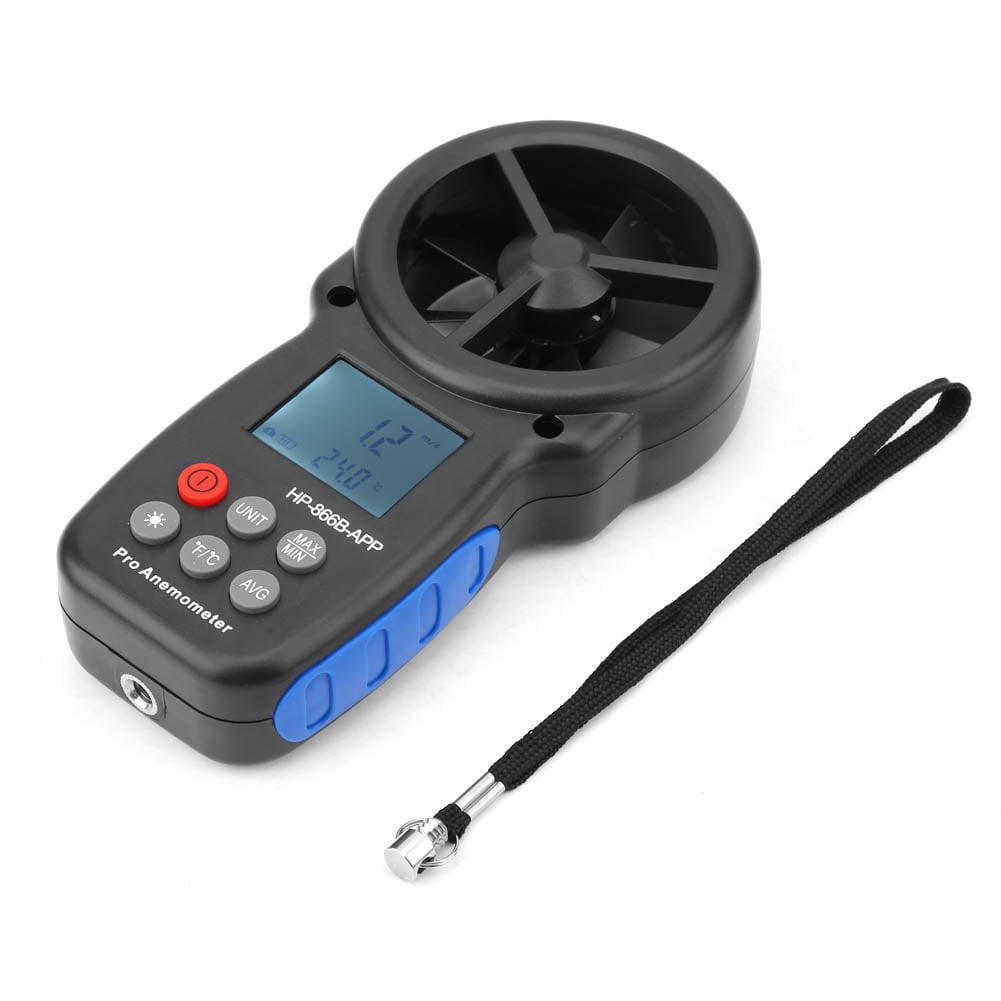Digital LCD Anemometer for Professional Use Handheld Wind Speed ...