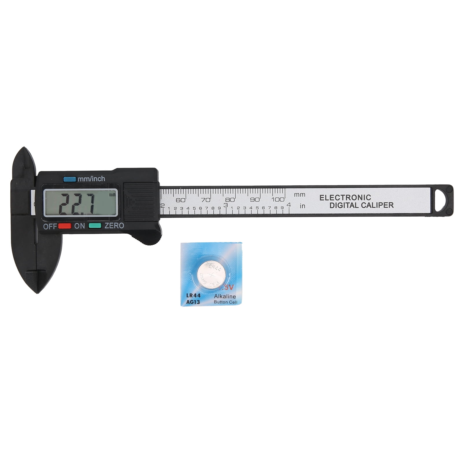 Digital LCD Display Caliper High Accuracy Plastic Carbon Fiber Vernier ...