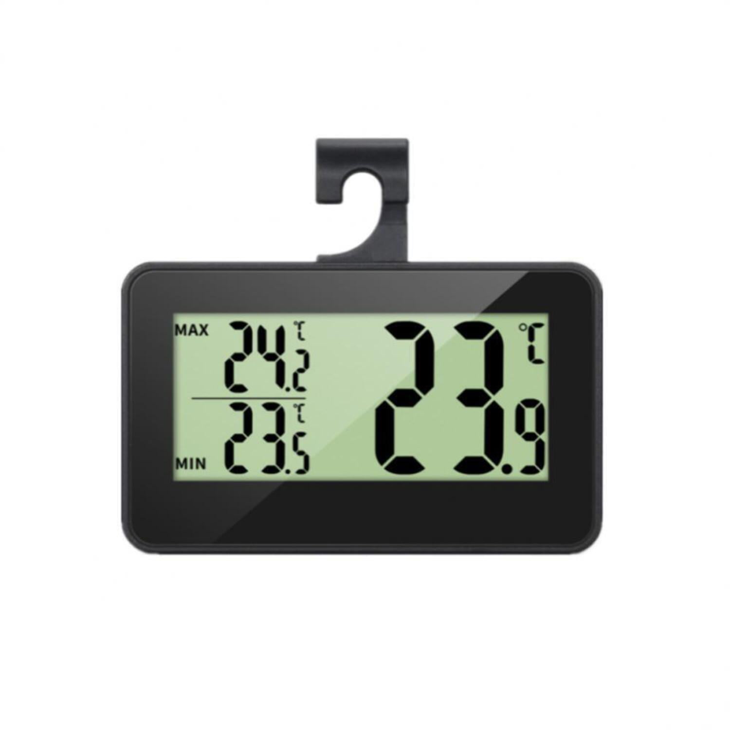 Digital LCD Fridge Freezer Thermometer Magnet Stand Hanging Home Hook ...