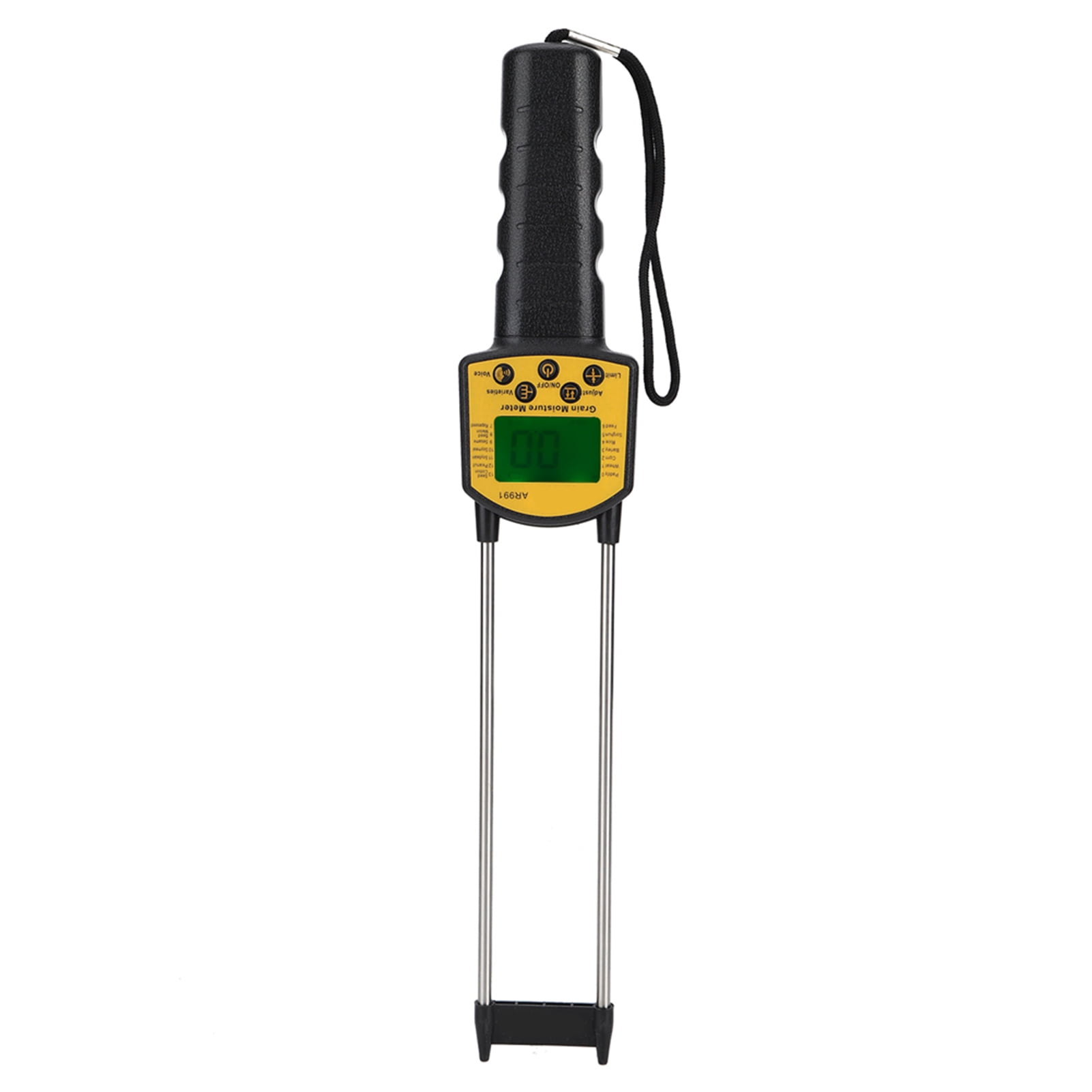 Digital LCD Grain Moisture Meter for Corn, Rice, Soybeans - Water ...