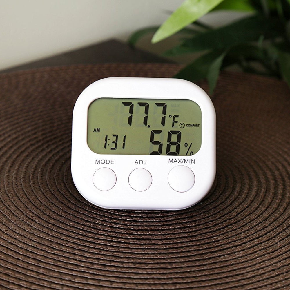 Digital LCD Indoor Hygrometer Thermometer Gauge | Large Easy Read ...