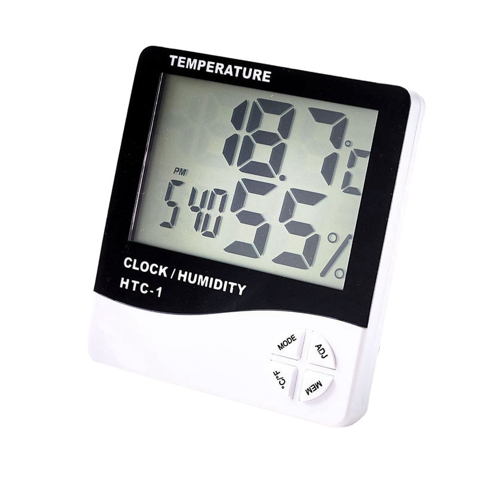 Digital LCD Indoor Outdoor Room Electronic Temperature Humidity Meter ...