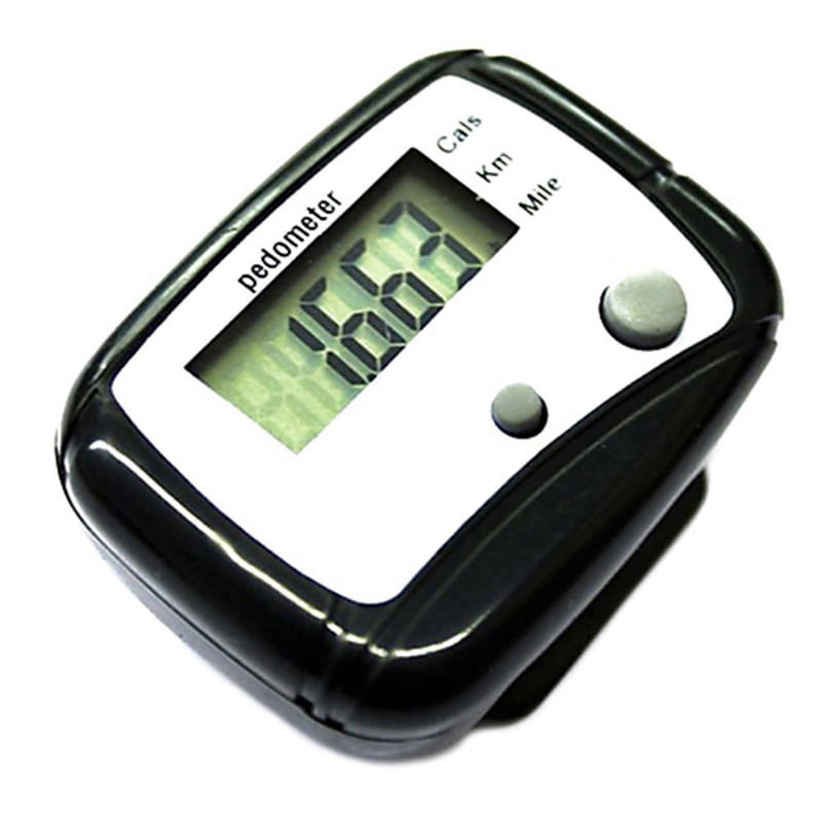 Digital LCD Pedometer Pocket Counter Walking Black - Walmart.com