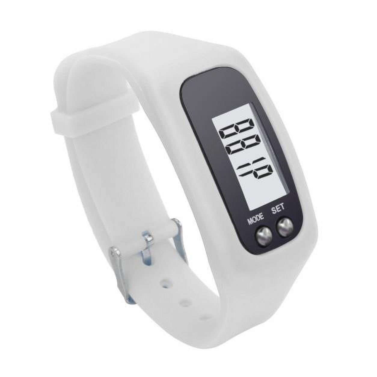 Digital LCD Pedometer Run Step Walking Distance Calorie Counter Watch ...