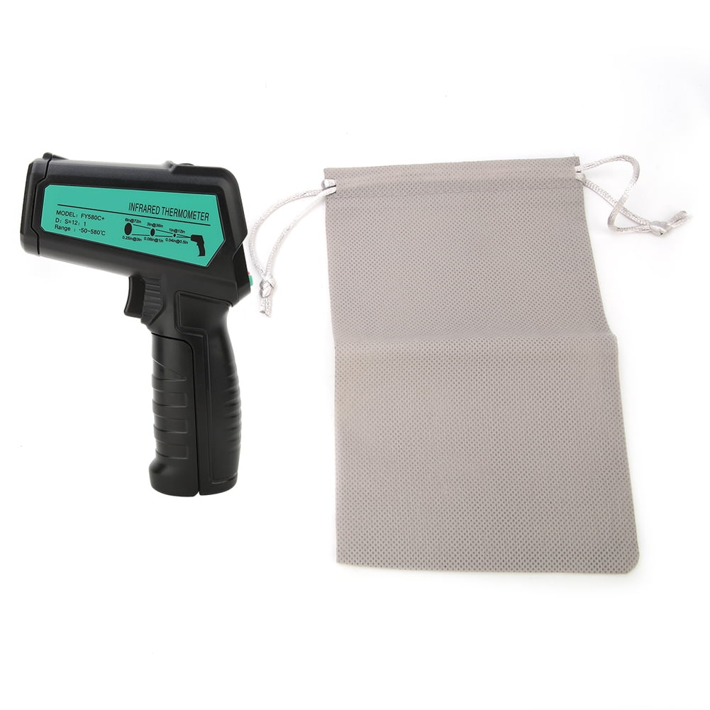 Digital LCD Temperature Tester Infrared Thermometer Gun Sensor Handheld ...