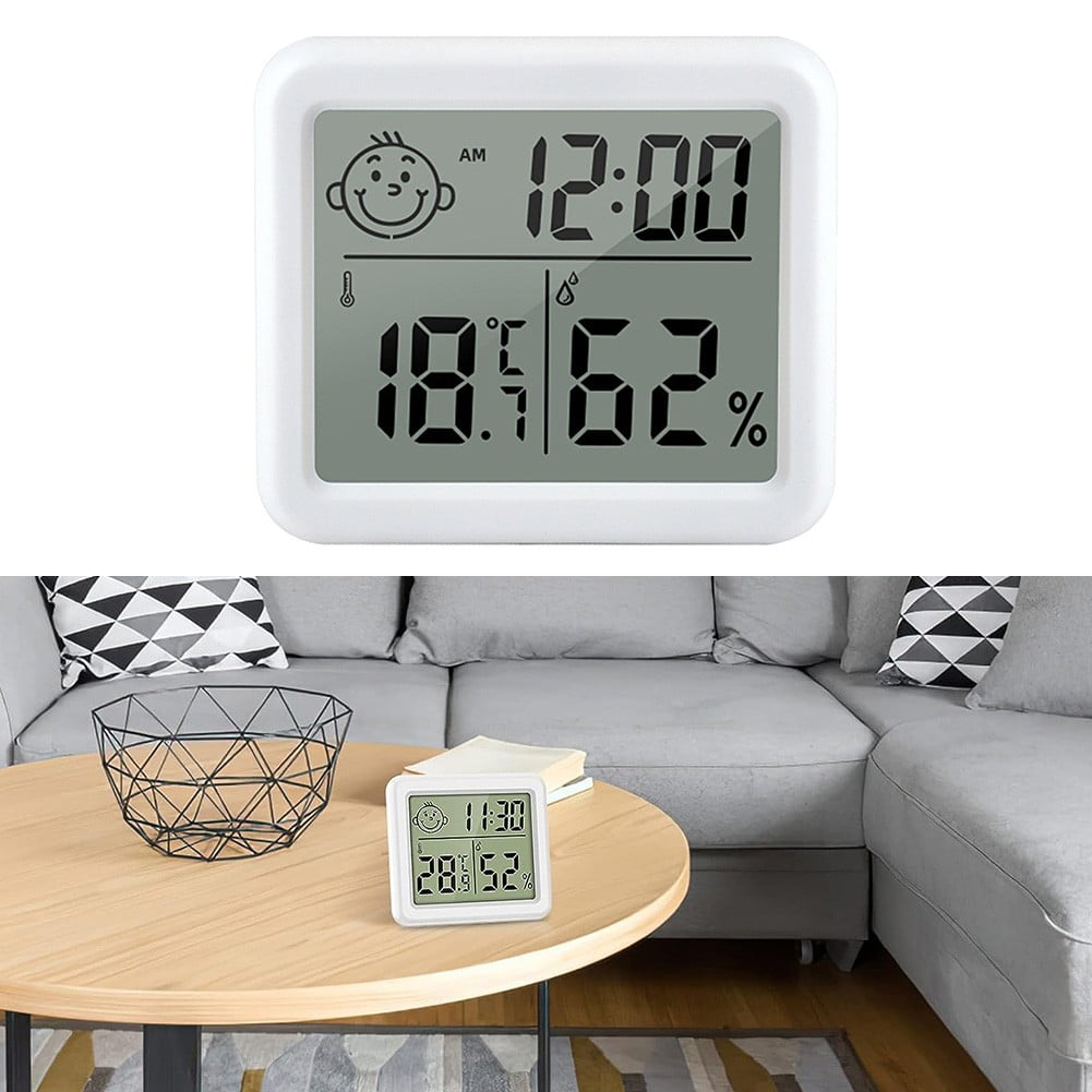 Digital LCD Thermometer Hygrometer Humidity Meter Room Temperature ...